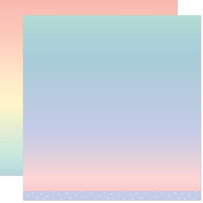 Lawn Fawn - Rainbow Ever After Collection - 12 x 12 Double Sided Paper ...