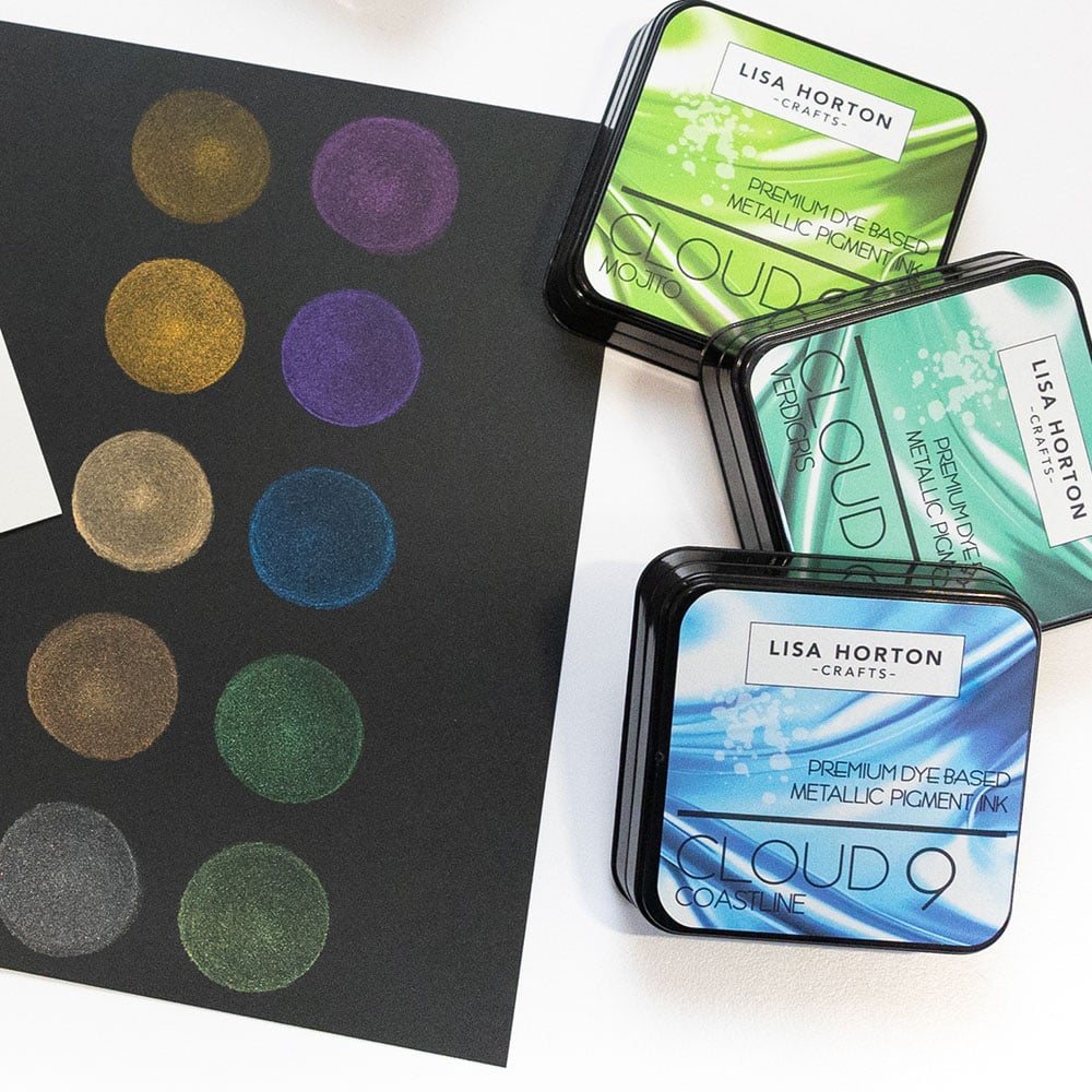 Verdigris Metallic Ink - Lisa Horton Crafts - Scrapbook.com