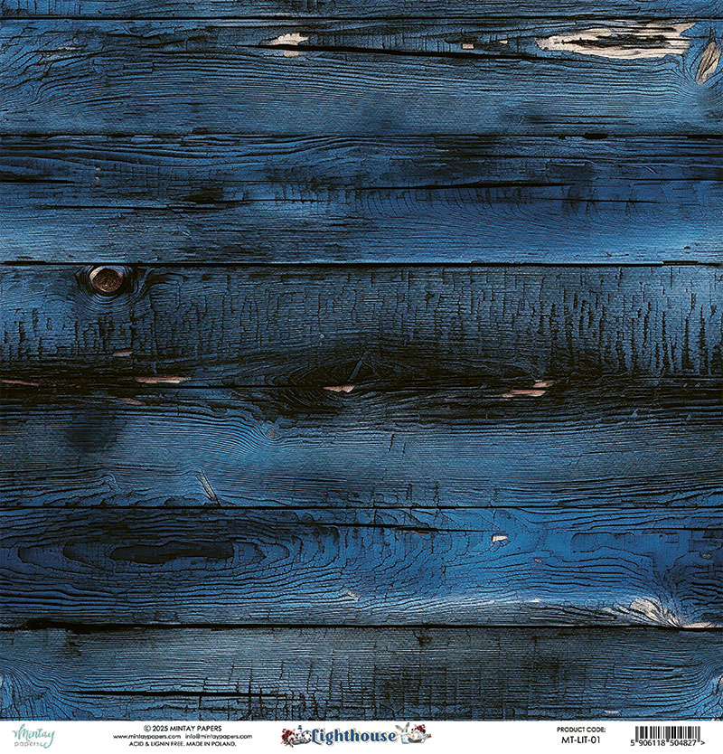 Mintay Papers - Lighthouse Collection - 12 x 12 Double Sided Paper - 1