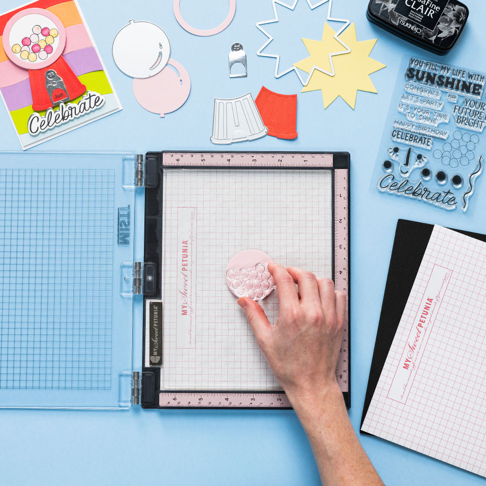 MISTI Stamping Tool In Rose Quartz | Scrapbook.com