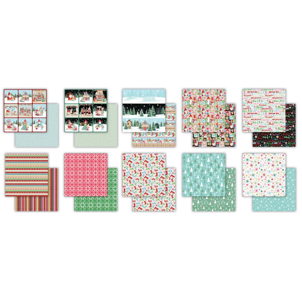 Craft Consortium - Its Snome Time 2 Collection - Christmas - 12 x 12 Paper Pad