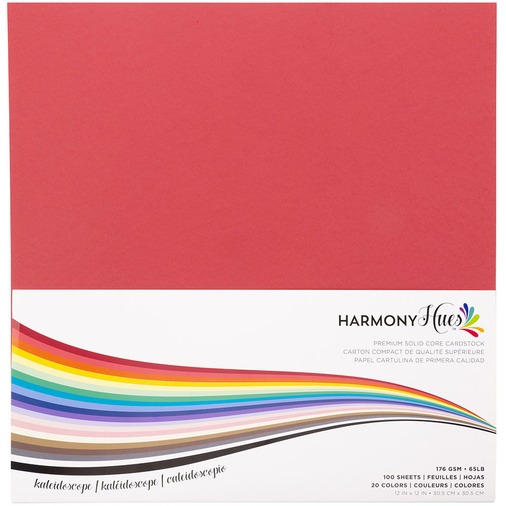 Harmony Hues Kaleidoscope 12" x 12" 65 Smooth Paper 100 Pack