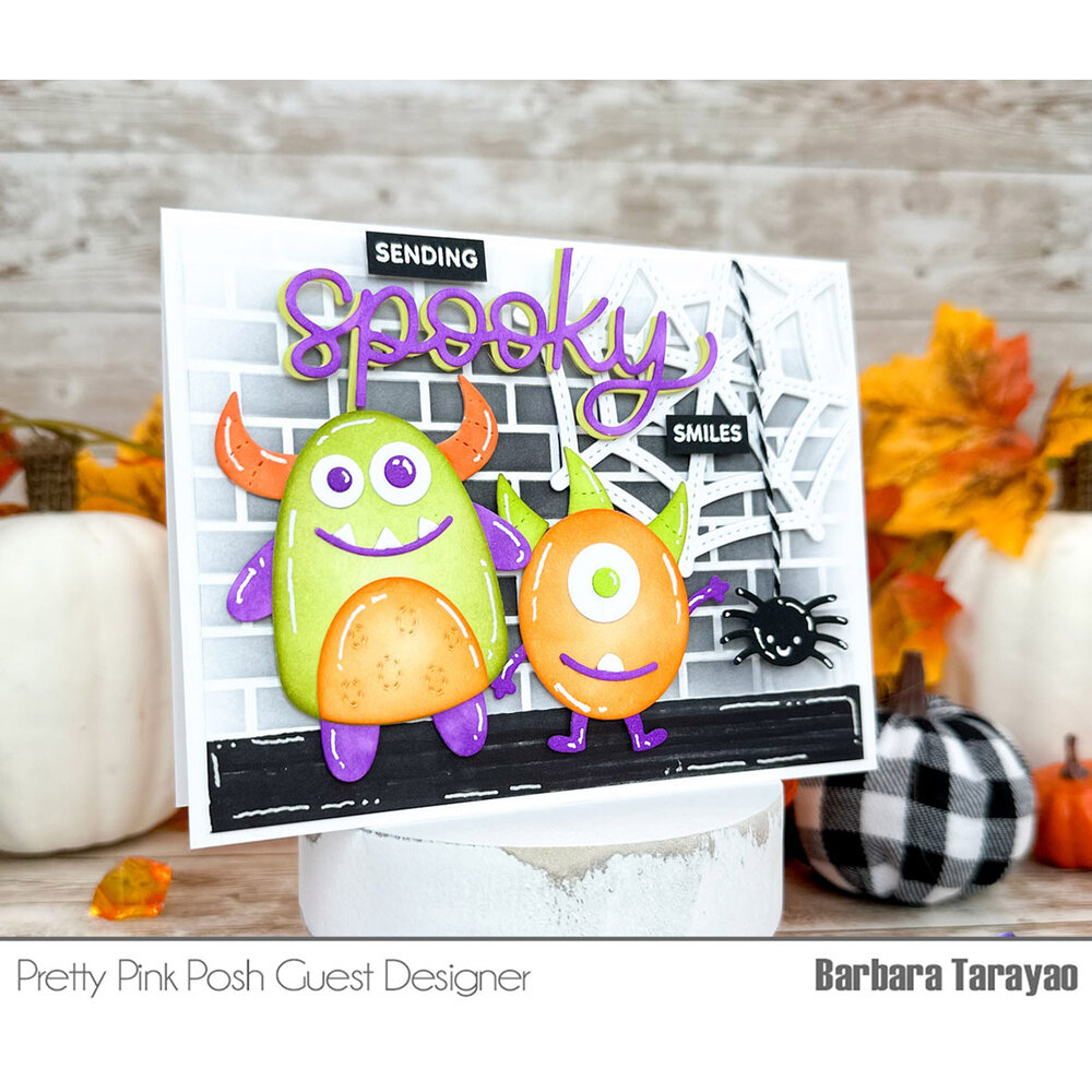 Pretty Pink Posh - Dies - Build A Monster