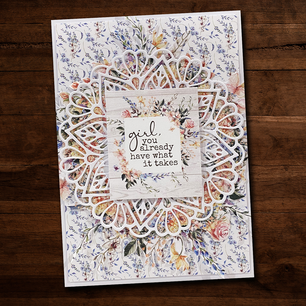 Paper Rose - Cardmaking Kit - Emily's Garden