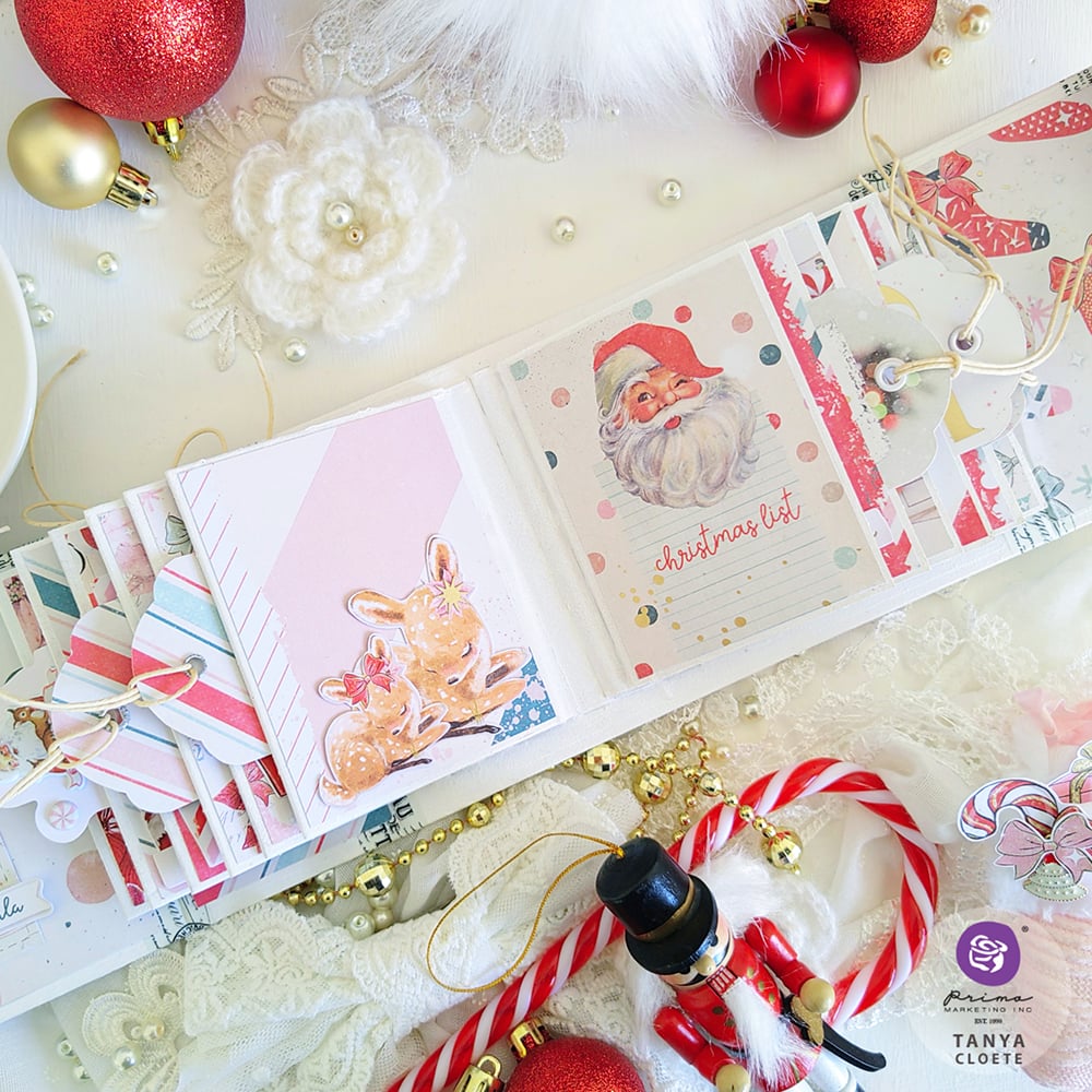 Prima - Candy Cane Lane Collection - 6 x 12 Sticker Sheet
