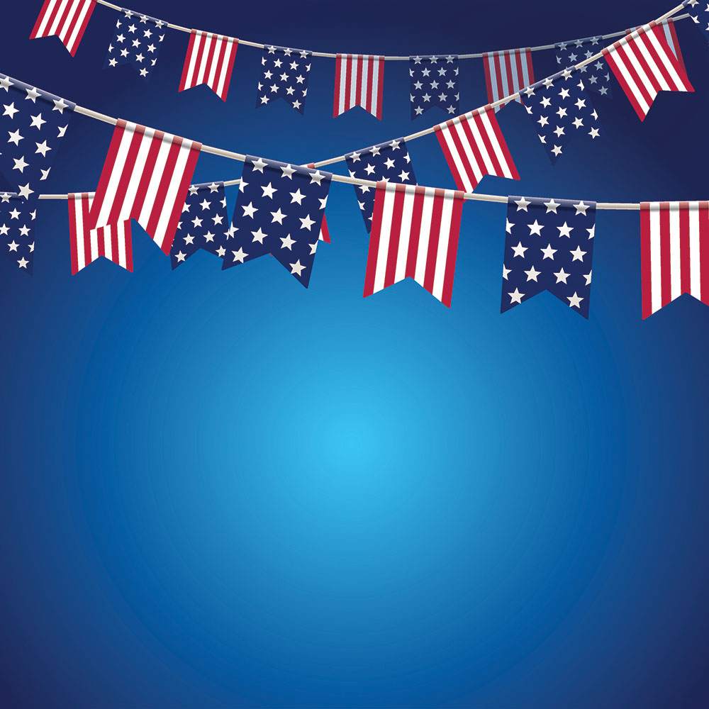 Reminisce - Star Spangled Banner Collection - 12 x 12 Double Sided Paper - Party In The USA