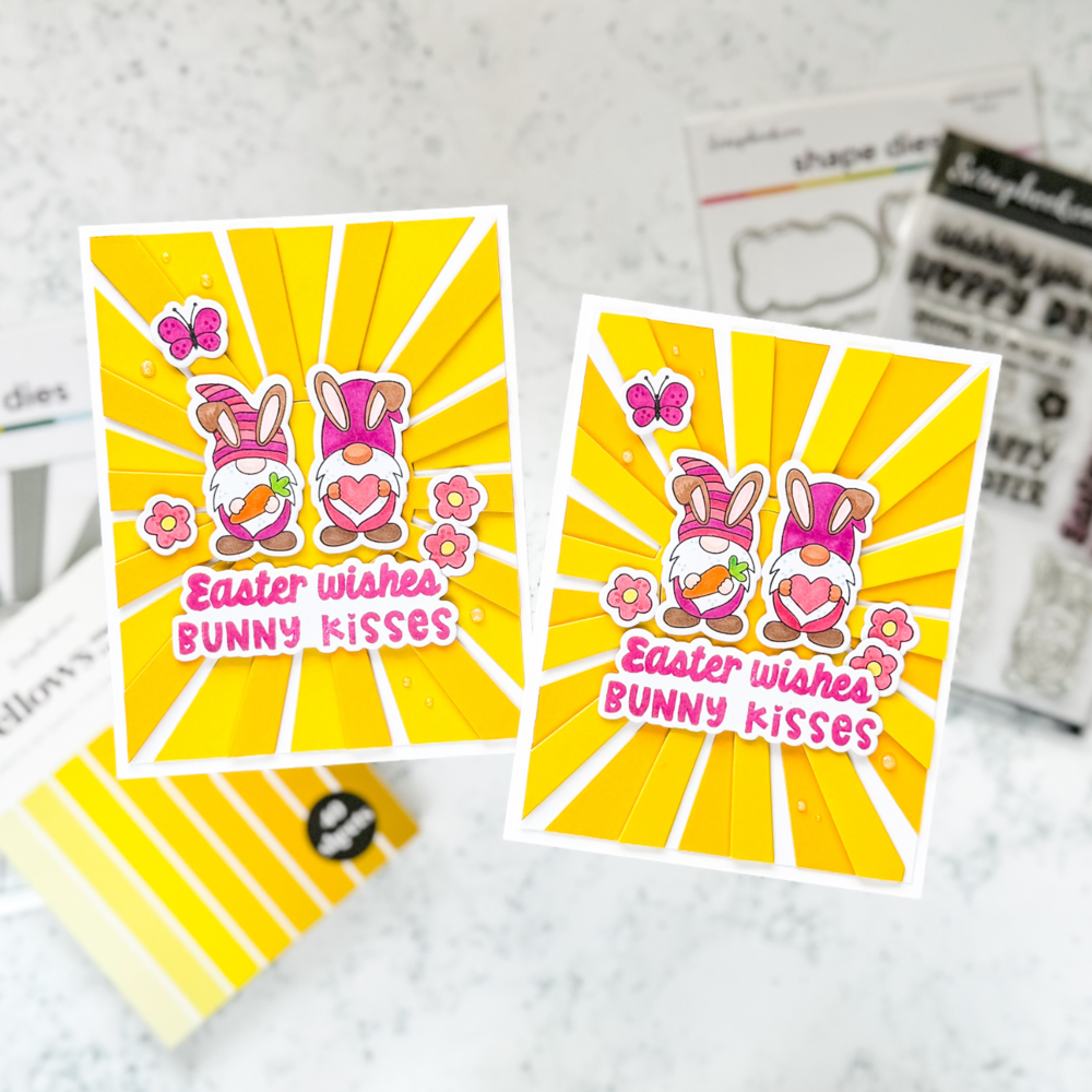 Photopolymer Stamp Set and Coordinating Die - Easter Gnomes - Scrapbook.com