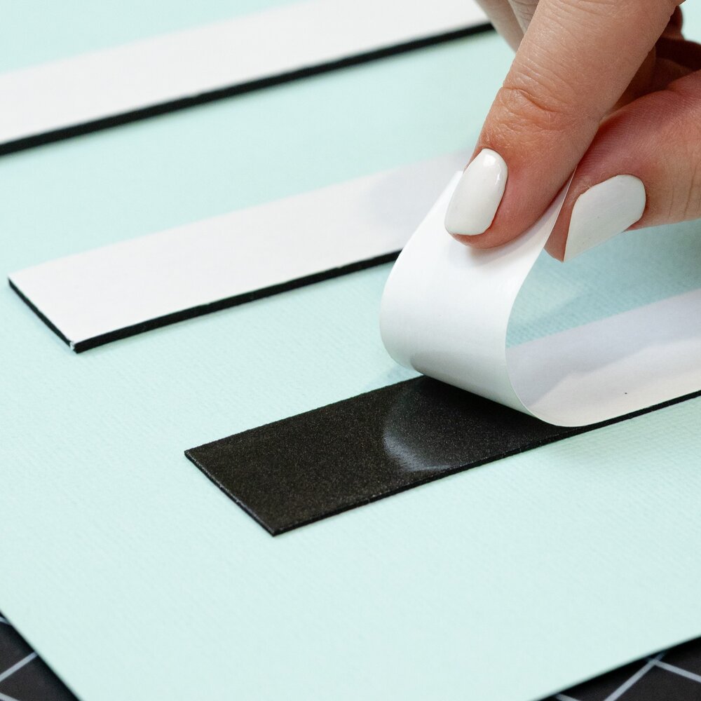 Double Sided Adhesive Foam Roll - 1 Inch x 32 Feet - Black - 1mm ...