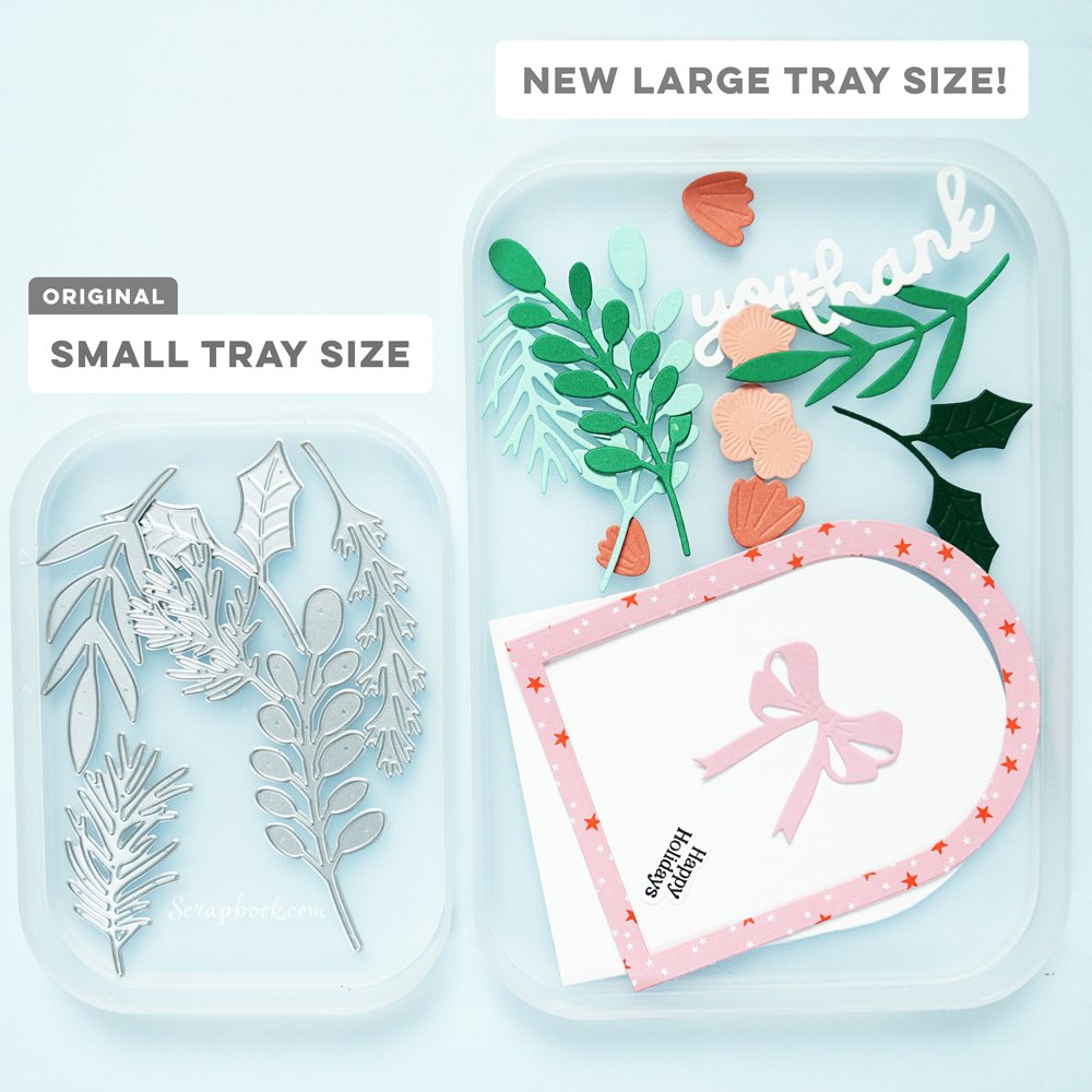 Stack-n-Sort Trays - Large - Frost - 2 Pack - Scrapbook.com