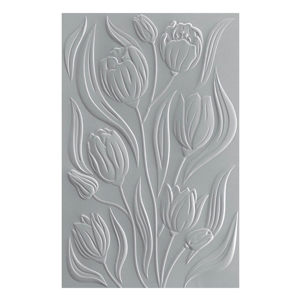 Spellbinders - Simon Hurley - Tulip Garden Collection - 3D Embossing ...
