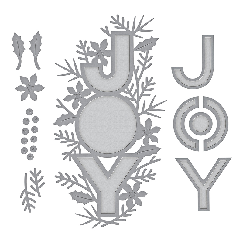 Spellbinders Holiday 2019 Joy Shapeabilities Dies