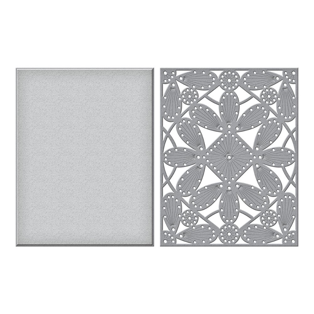 Spellbinders - Etched Dies - Stitched Petal Frame