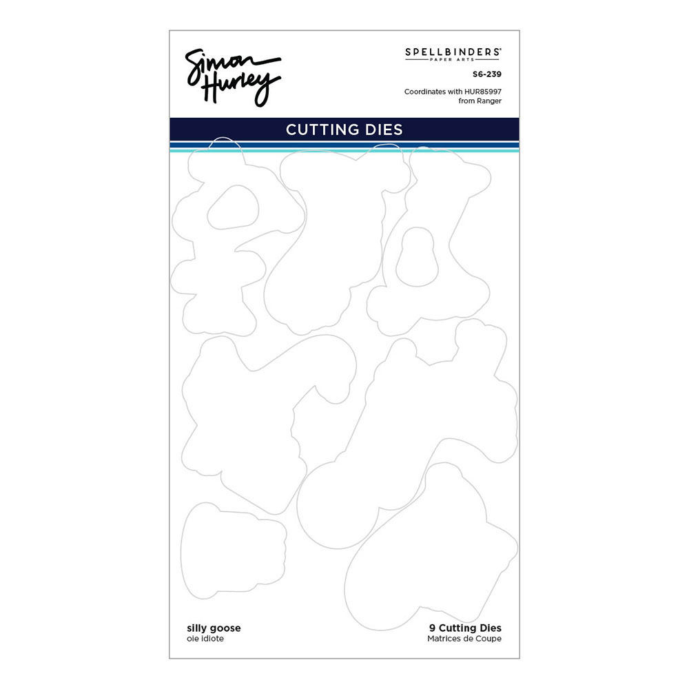 Spellbinders - Simon Hurley - Etched Dies - Silly Goose
