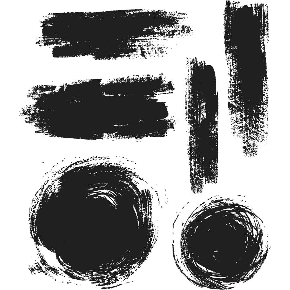 Stampers Anonymous Tim Holtz Brushstrokes Stamp Set