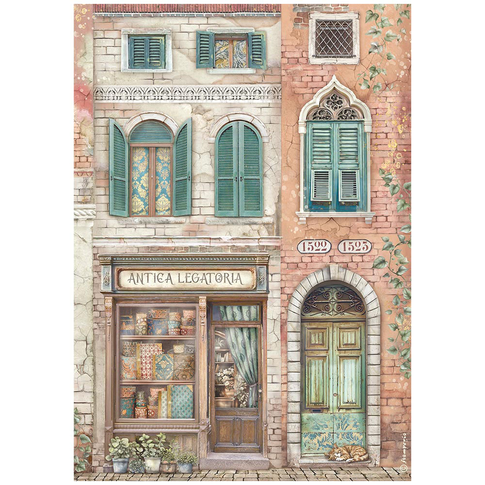 Stamperia - Venice City of Art Collection - A4 Rice Paper - 6 Pack ...