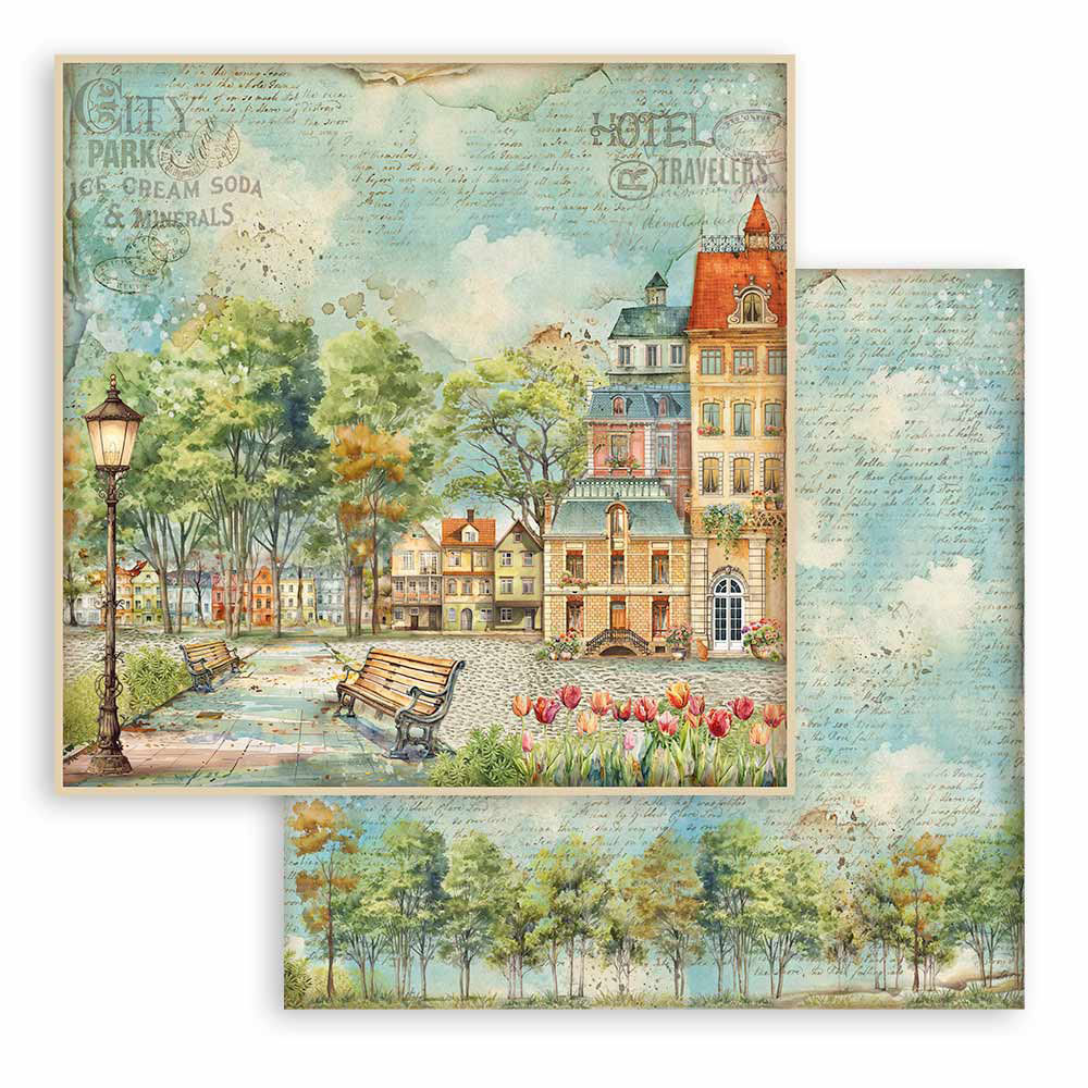 Stamperia - Art of Travelling Collection - 12 x 12 Double Sided Paper ...