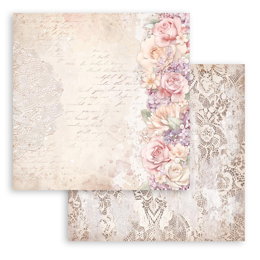Stamperia - Romance Forever Collection - 12 x 12 Paper Pad