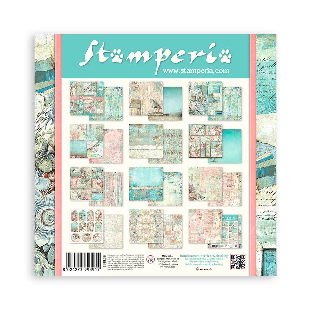 Stamperia - Wonderland Collection - 12 x 12 Paper Pad