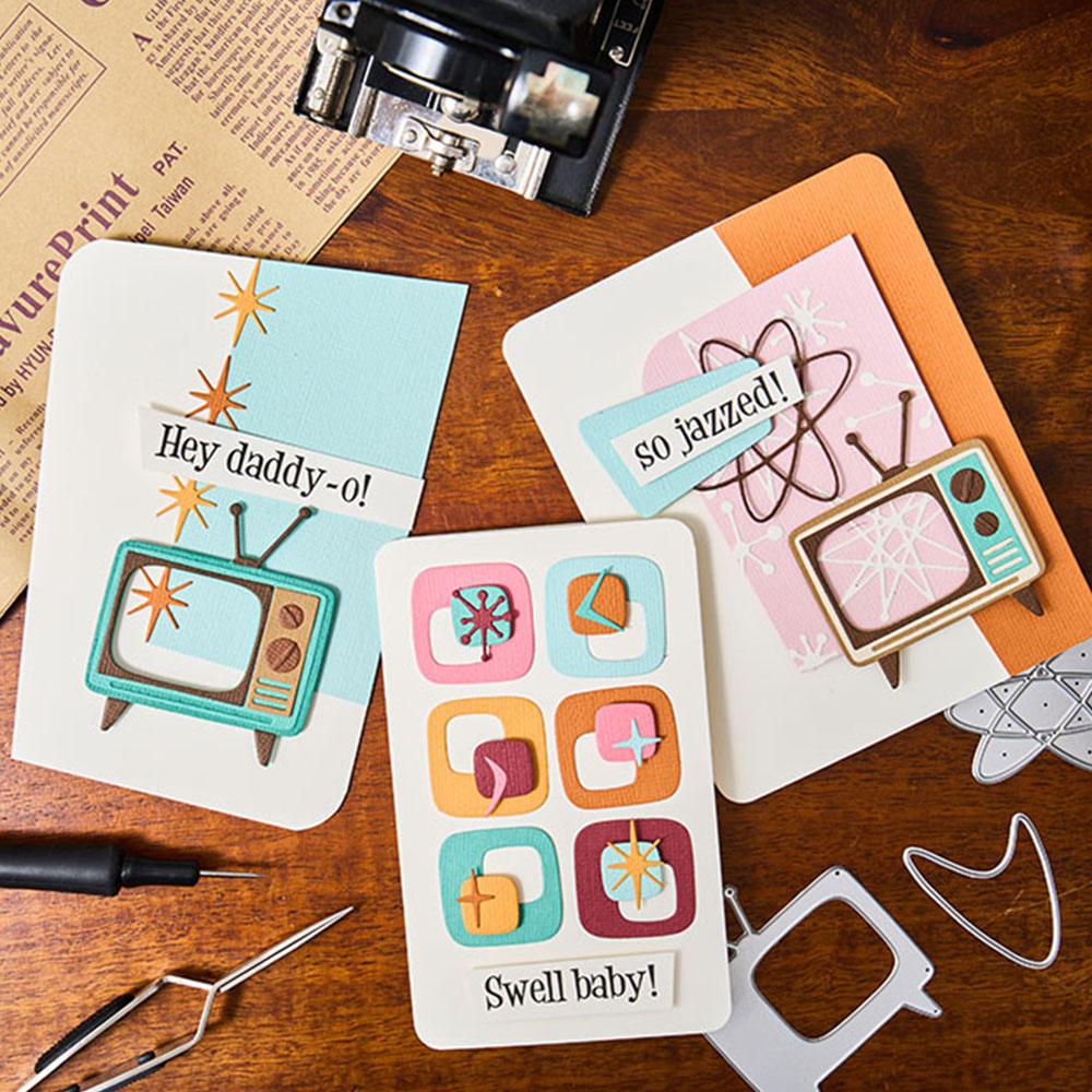 Vault 2D Embossing Folder and Thinlits Dies - Tim Holtz