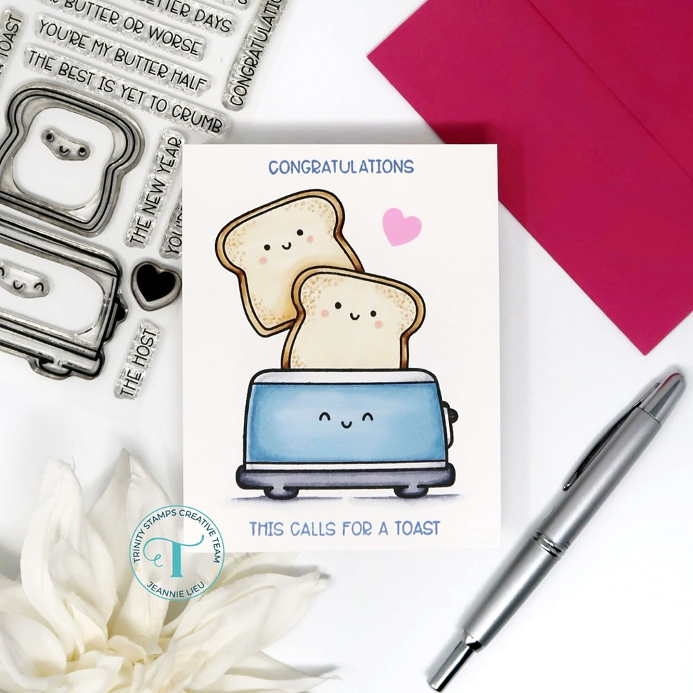 This Calls for a Toast Die Set from Trinity Stamps