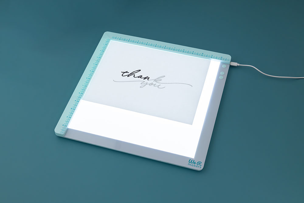 Edge Align Light Pad from We R Makers - 12 x 12 Light Pad - Scrapbook.com